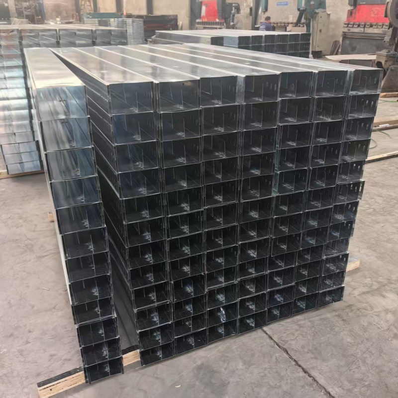 Stainless Steel Trough Cable Tray 50mm~1000mm With Polished Surface
